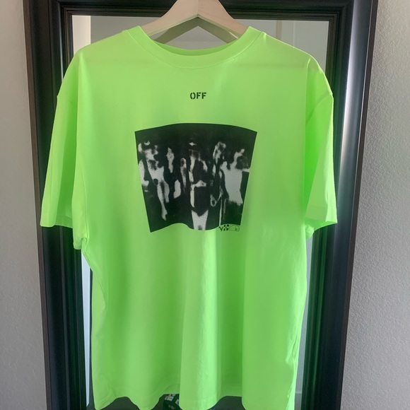 Off-White | Tops | Offwhite Main Label Tshirt | Poshmark